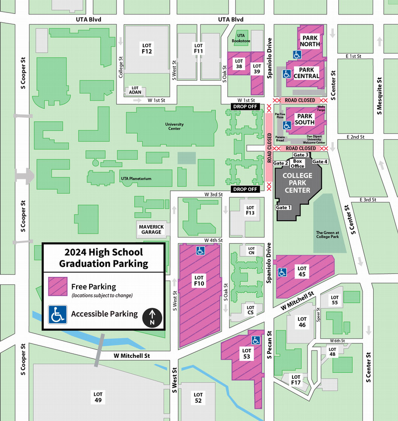 High School Graduations – College Park Center – The University of Texas at Arlington